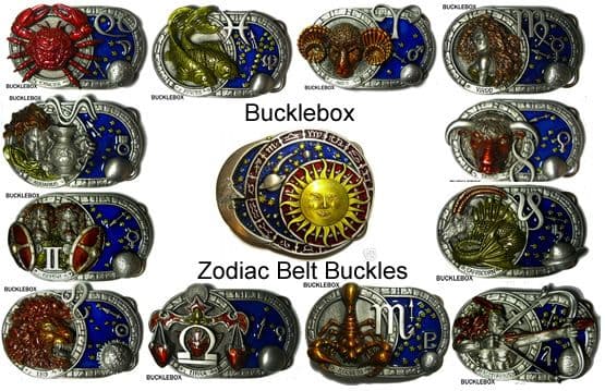 Zodiac belt buckles - Horoscopeaz.com