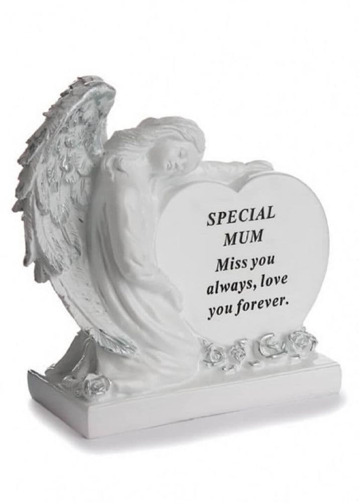 Mum Memorial Angel Plaque Ornament
