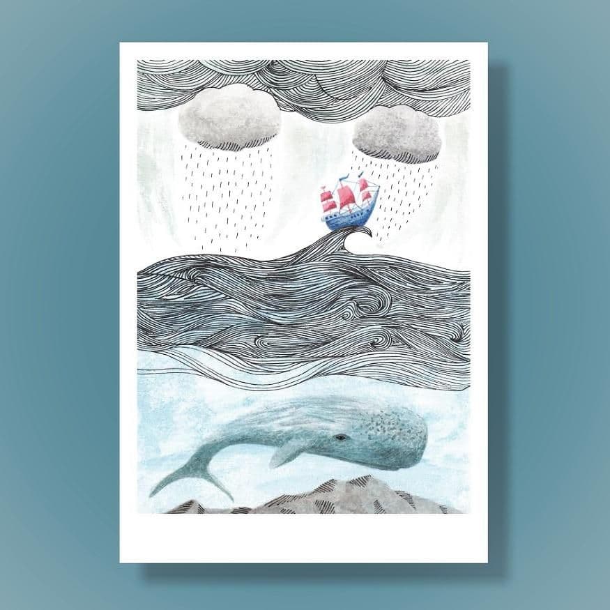 All at Sea | Art Print | Tor Allen