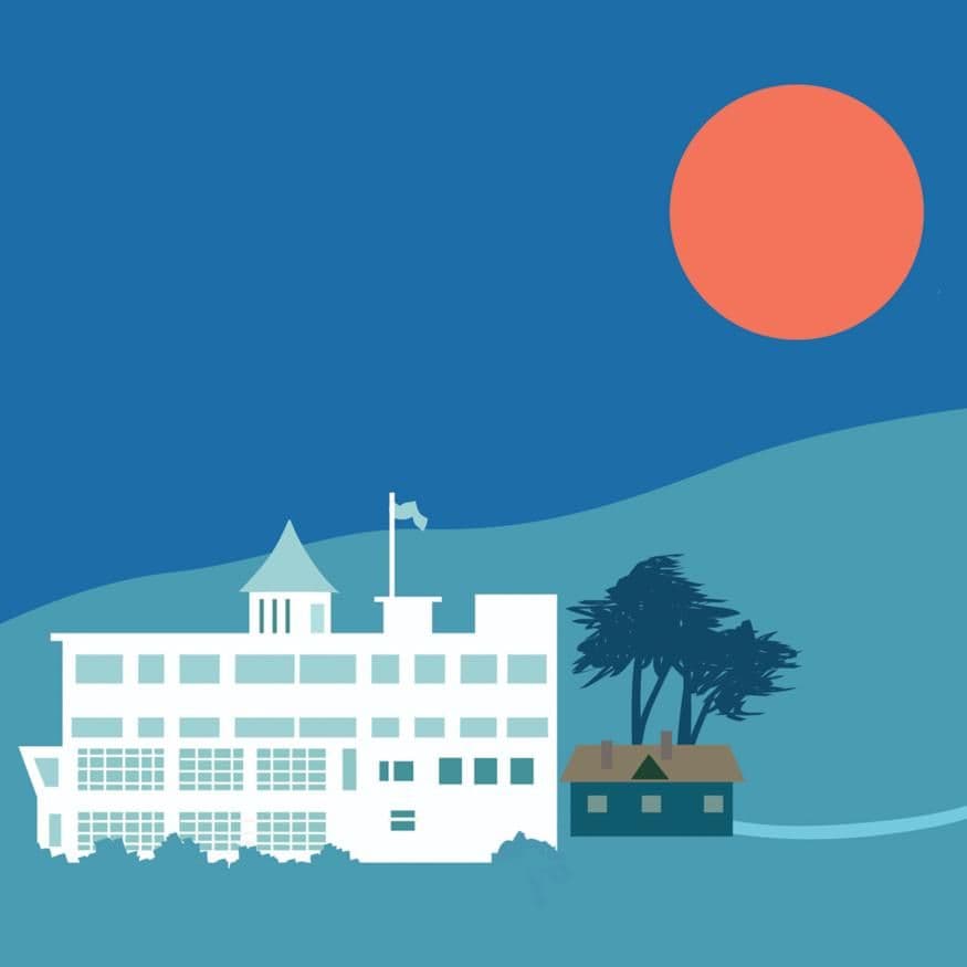 Art Deco Burgh Island | Travel Art Print | Tor Allen
