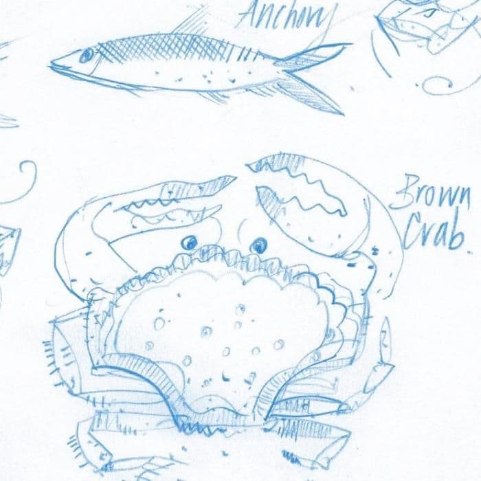 Blue Fish | Fine Art Print | Andrew Ruffhead