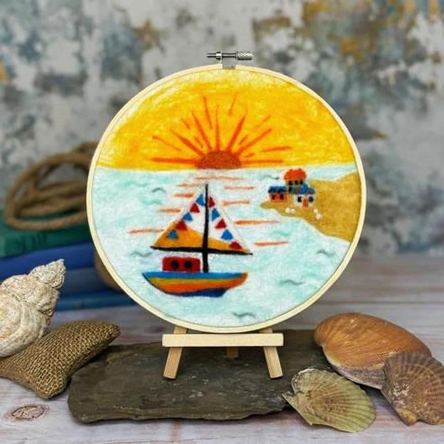 Coastal Sunset Needle Felting Kit