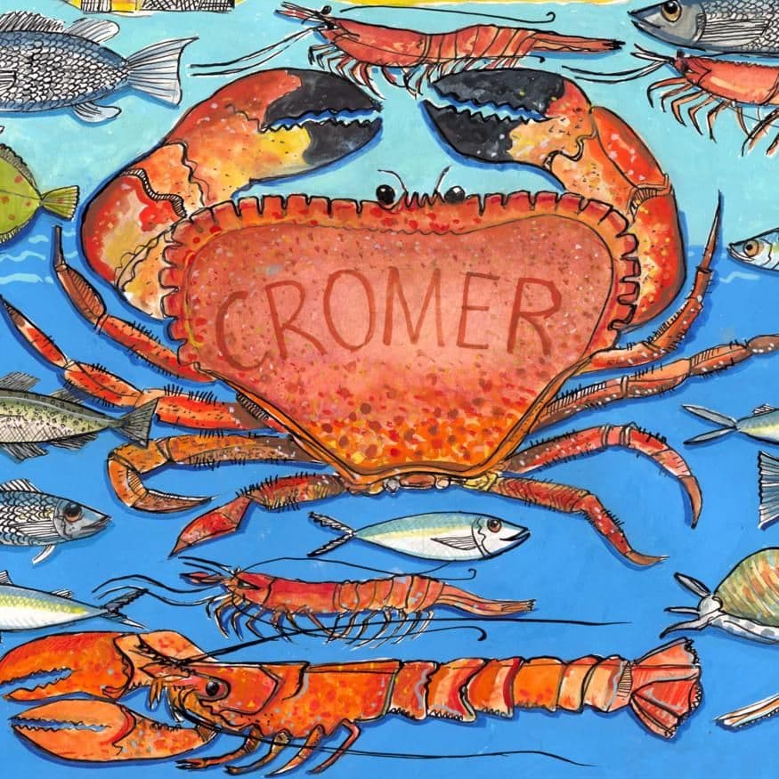 Cromer Norfolk | A3 Art Print | Andrew Ruffhead