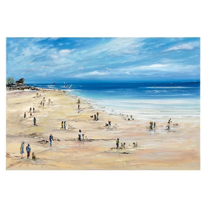 Exmouth Beach | Art Print | Gail Morris