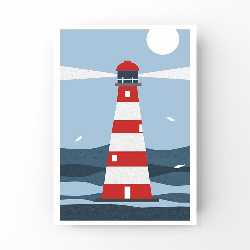 Printable Lighthouse Drawings Souter Lighthouse Fine Art Print