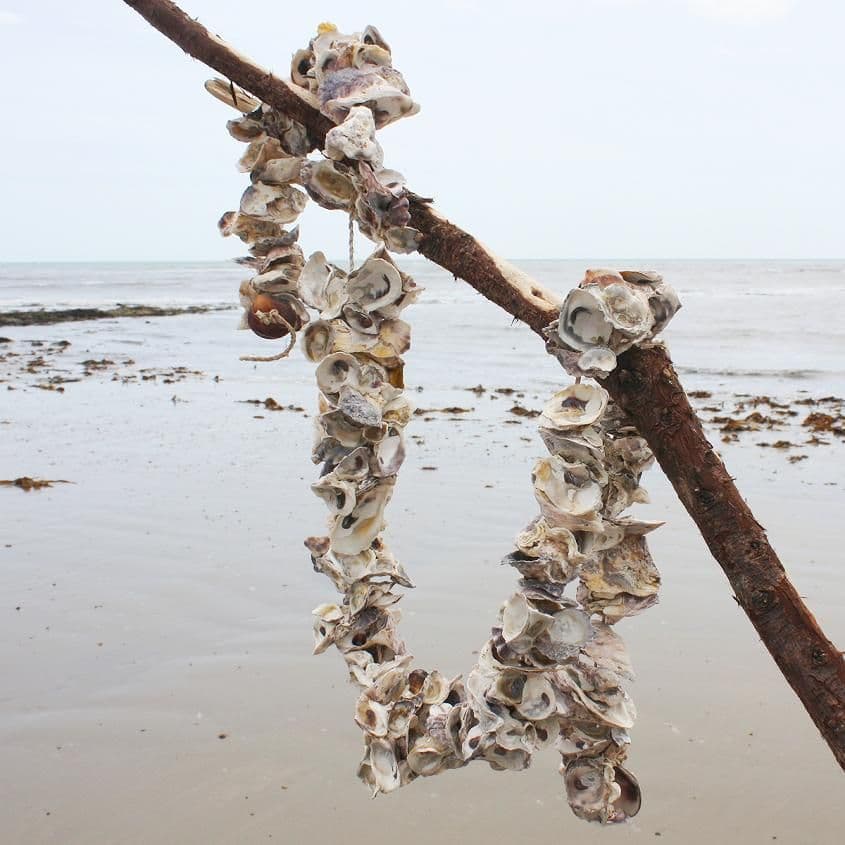 Oyster Shell Garland | 100cm long