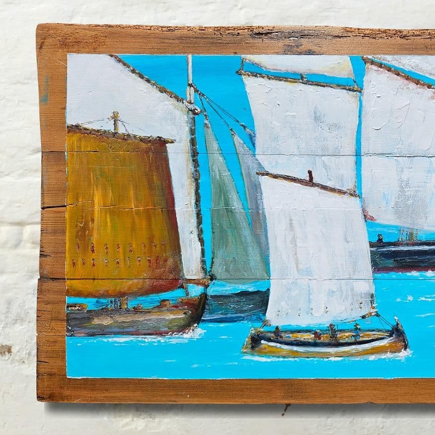 Parade of Sail 02 | Original Painting | David Raine