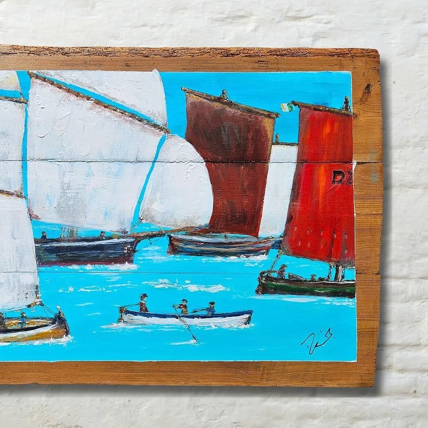 Parade of Sail 02 | Original Painting | David Raine
