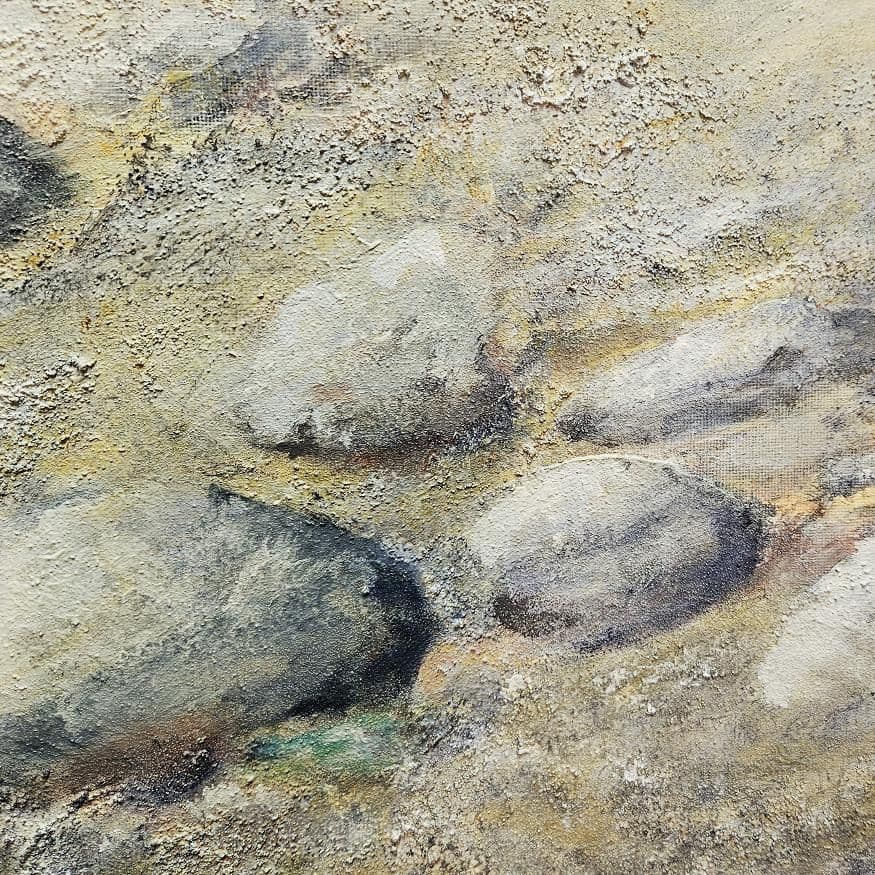 Prussia Cove Boulders | Original Painting | David Raine