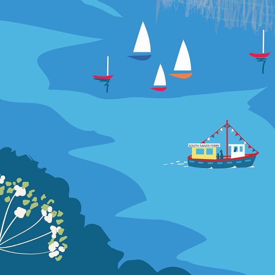 Salcombe, South Devon | Travel Art Print | Tor Allen
