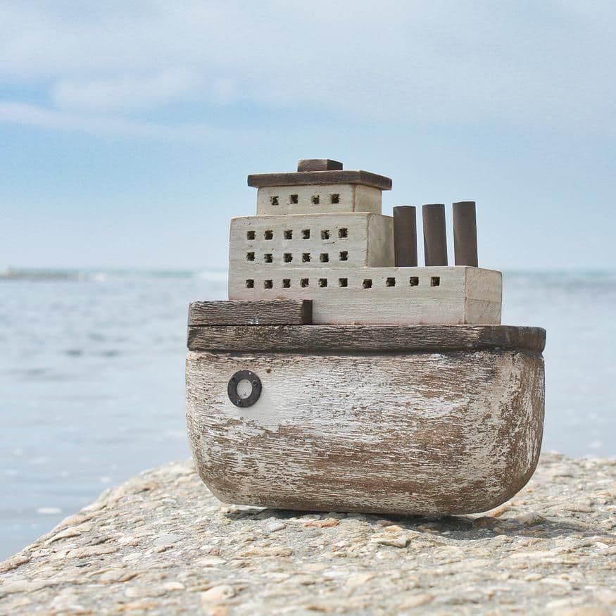 Steam Ocean Liner | Model Boat | Decorative Boat