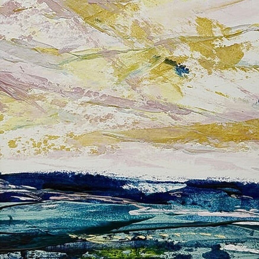 The Fading Beauty of Summer |Original Painting | Seascape | Louise Levine