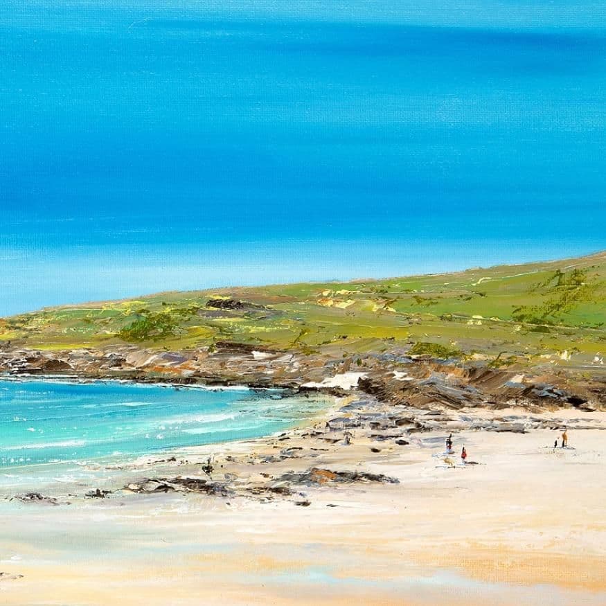 Trevone Bay, Cornwall | Art Print | Gail Morris
