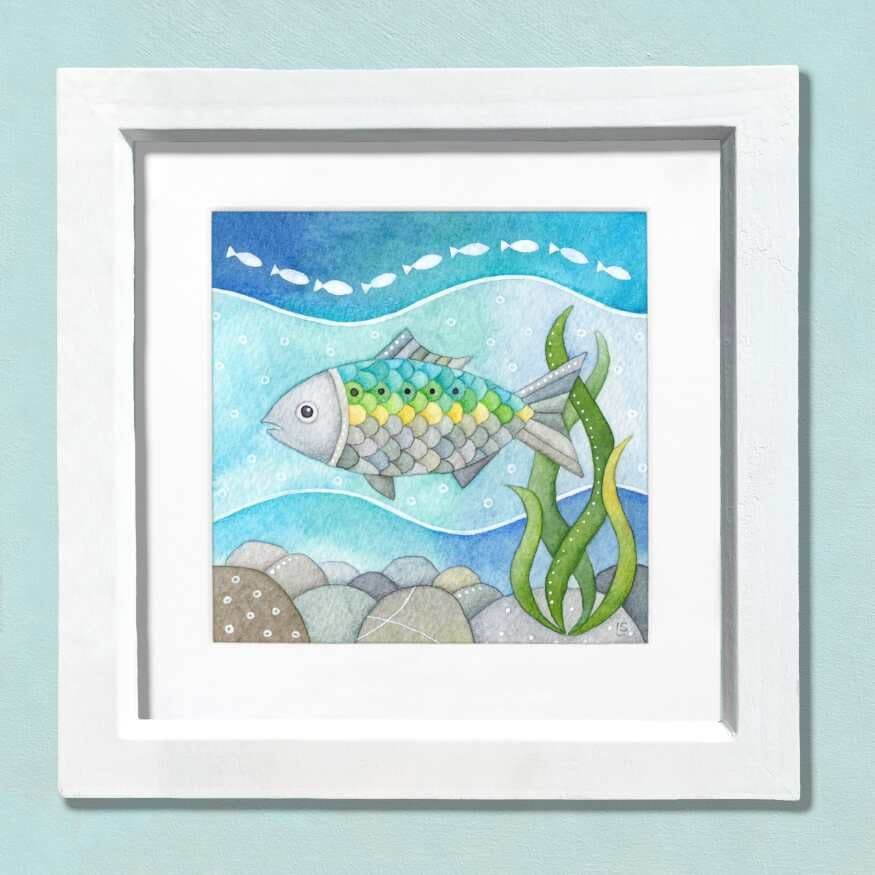 Twait Shad Fish | Art Print | Louise Stocker
