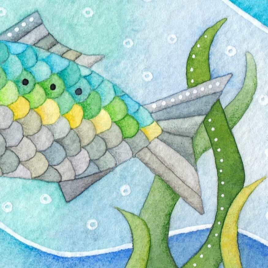 Twait Shad Fish | Art Print | Louise Stocker