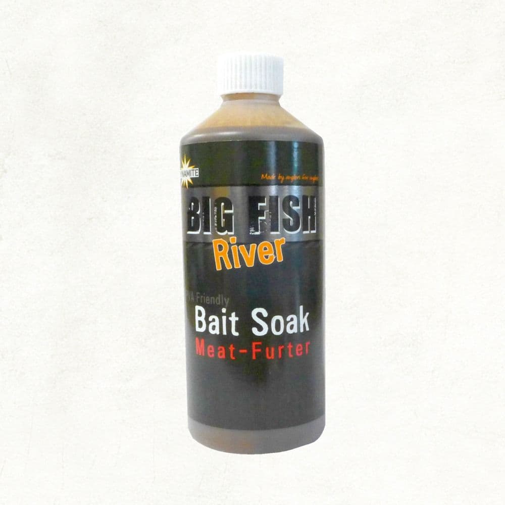 Dynamite BaitsBig Fish River Bait Soak Meat-Furter 600ml