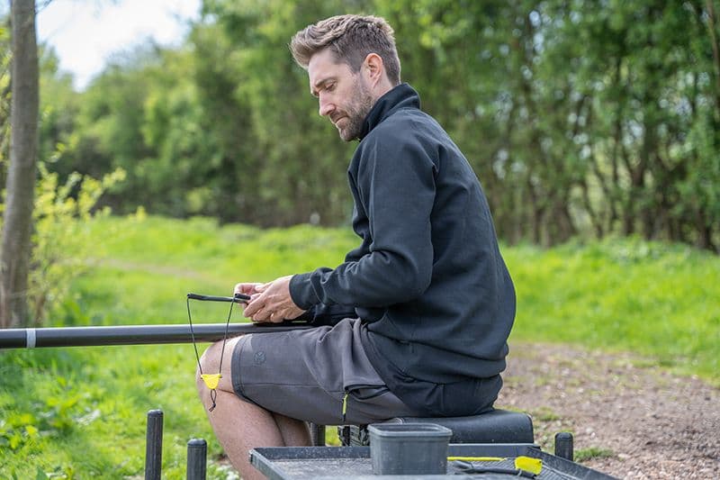 Matrix Black Edition Jogger Shorts Dark Grey / Lime