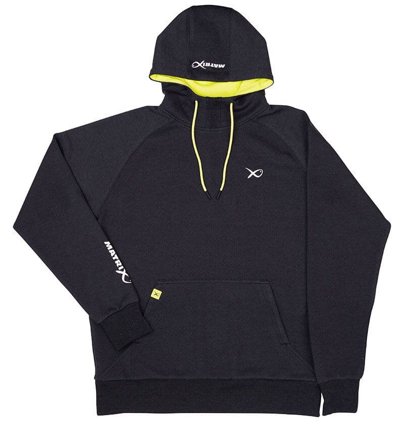 Matrix Minimal Black Marl Hoody