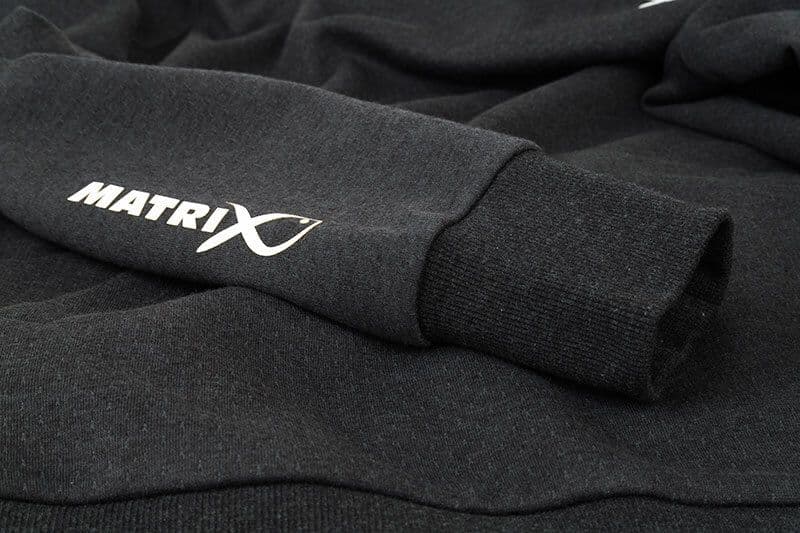 Matrix Minimal Black Marl Hoody