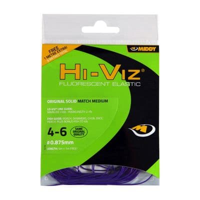 MIDDY Hi-Viz Original Solid Elastic 4-6 Match Medium Purple