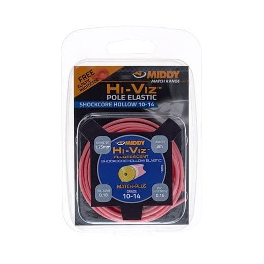 MIDDY Hi-Viz Shockcore Hollow Elastic 10-14 Pink