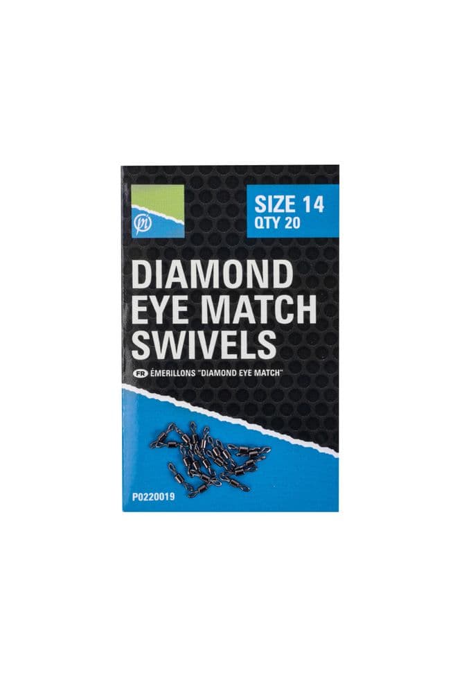 Preston Innovations Diamond Eye Match Swivels