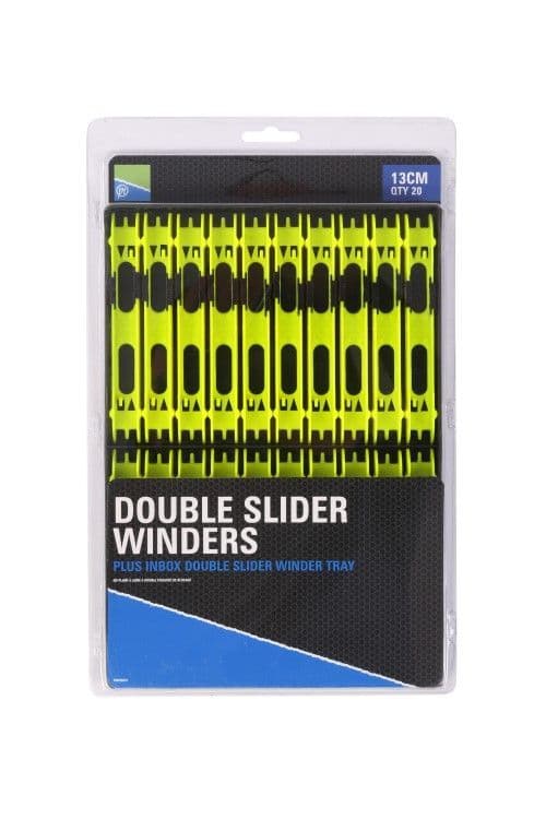 Preston Innovations Double Slider Winders 13Cm In A Tray