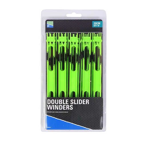 Preston Innovations Double Slider Winders 20Cm Green