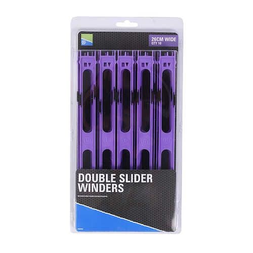 Preston Innovations Double Slider Winders 26Cm Wide Purple