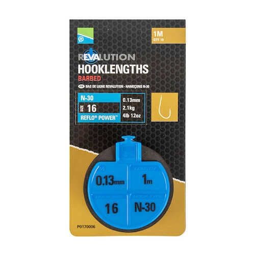 Preston Innovations Revaluation Hooklengths to N30