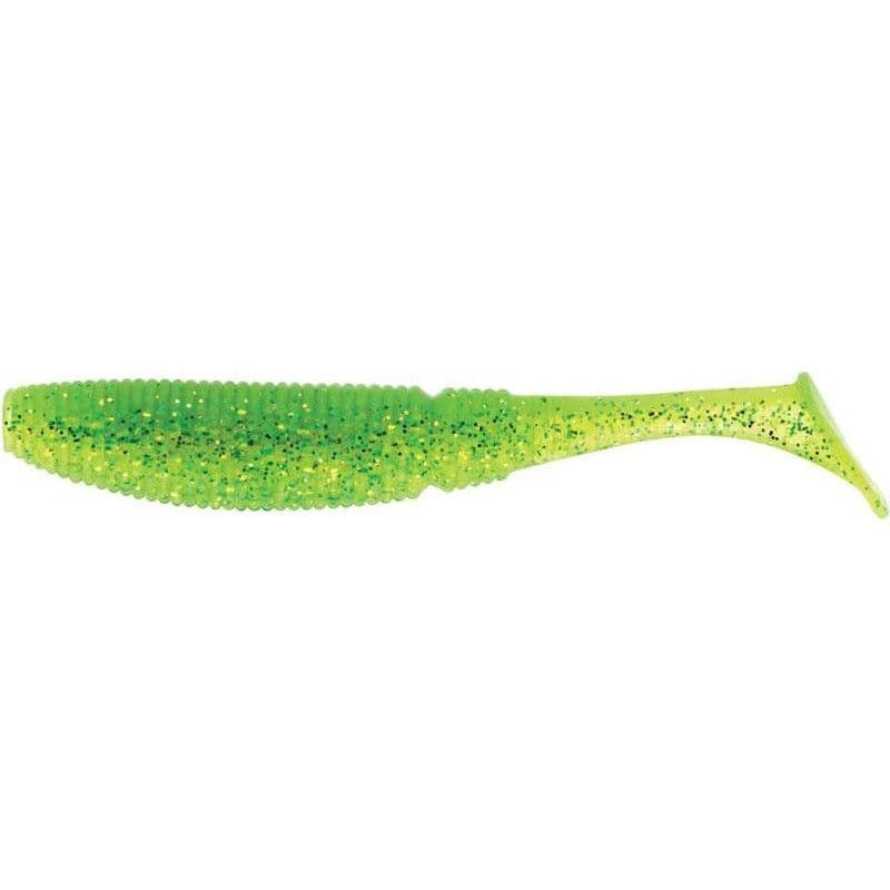 Slit Shad Evo 50 - 2" - 055 Ghost Lime Chart x 6