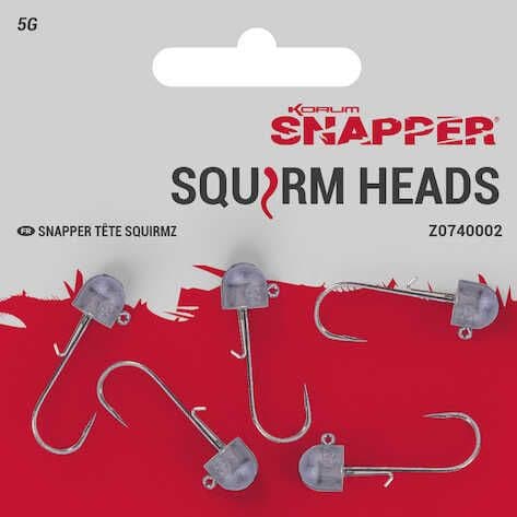 SNAPPER SQUIRM HEADS SIZE 1 3G 5