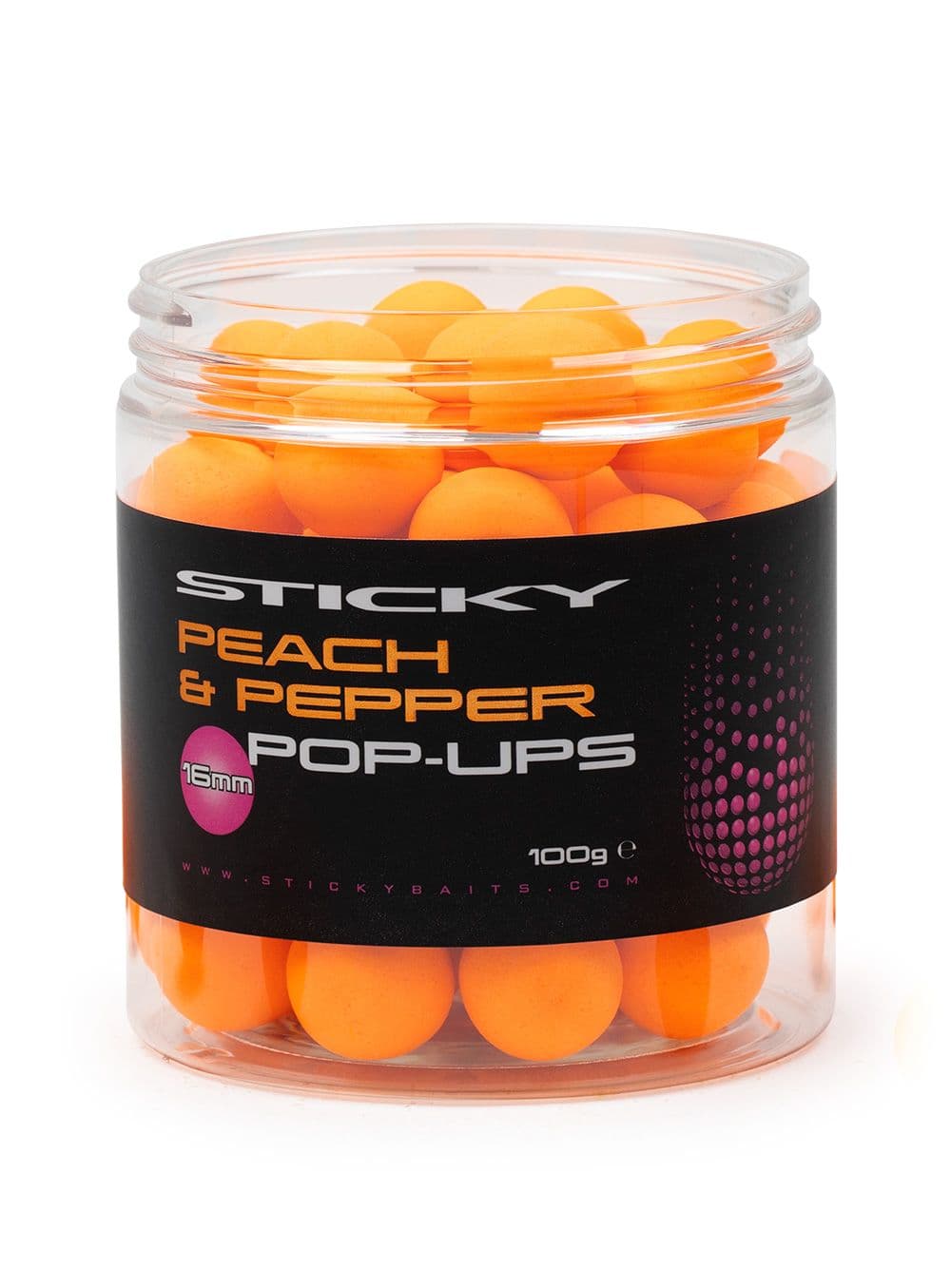 Sticky Peach & Pepper Pop-Ups 100g Pot