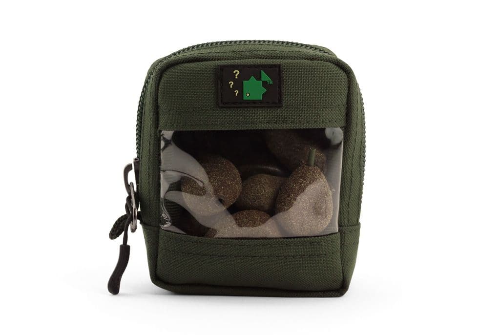 Thinking Anglers Olive Clear Front Zip Pouch