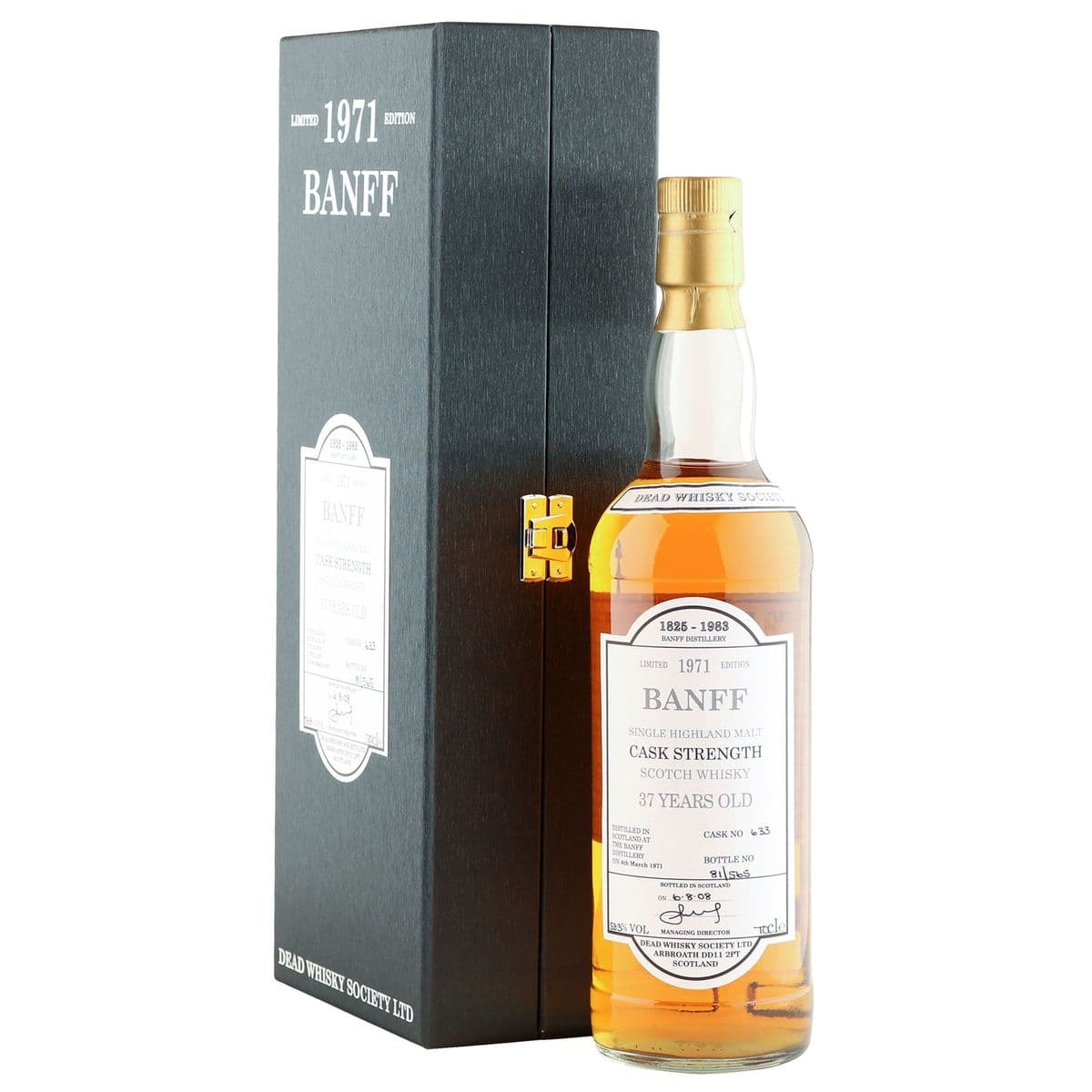 Banff 1971 37 Year Old, Dead Whisky Society 2008 | The Whisky Vault