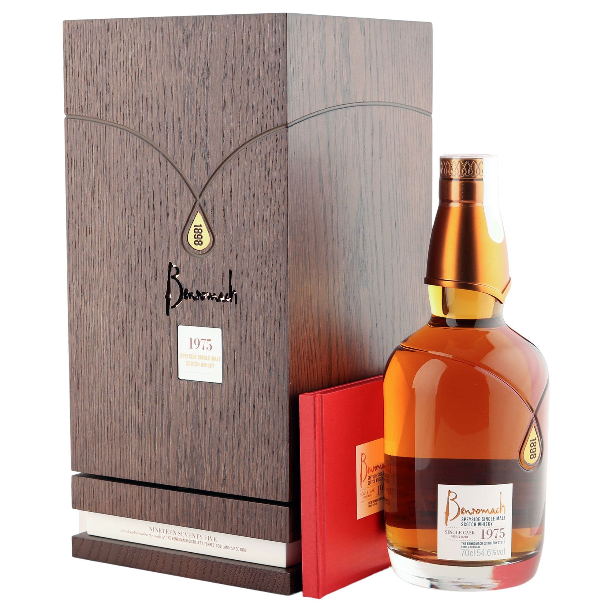 Benromach 1975 43 Year Old, Single Cask #2230 Bottling with Oak Case ...