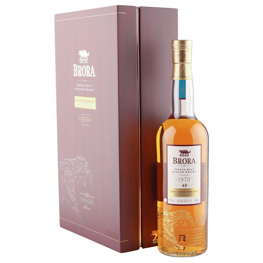 Brora 1978 40 Year Old, 200th Anniversary 2019 Bottling with Case | The ...