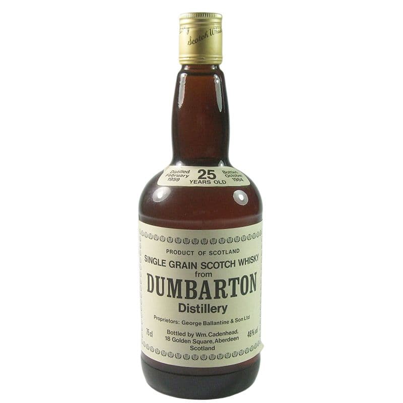 Dumbarton 1959 25 Year Old, Dumpy Cadenhead 1984 | The Whisky Vault