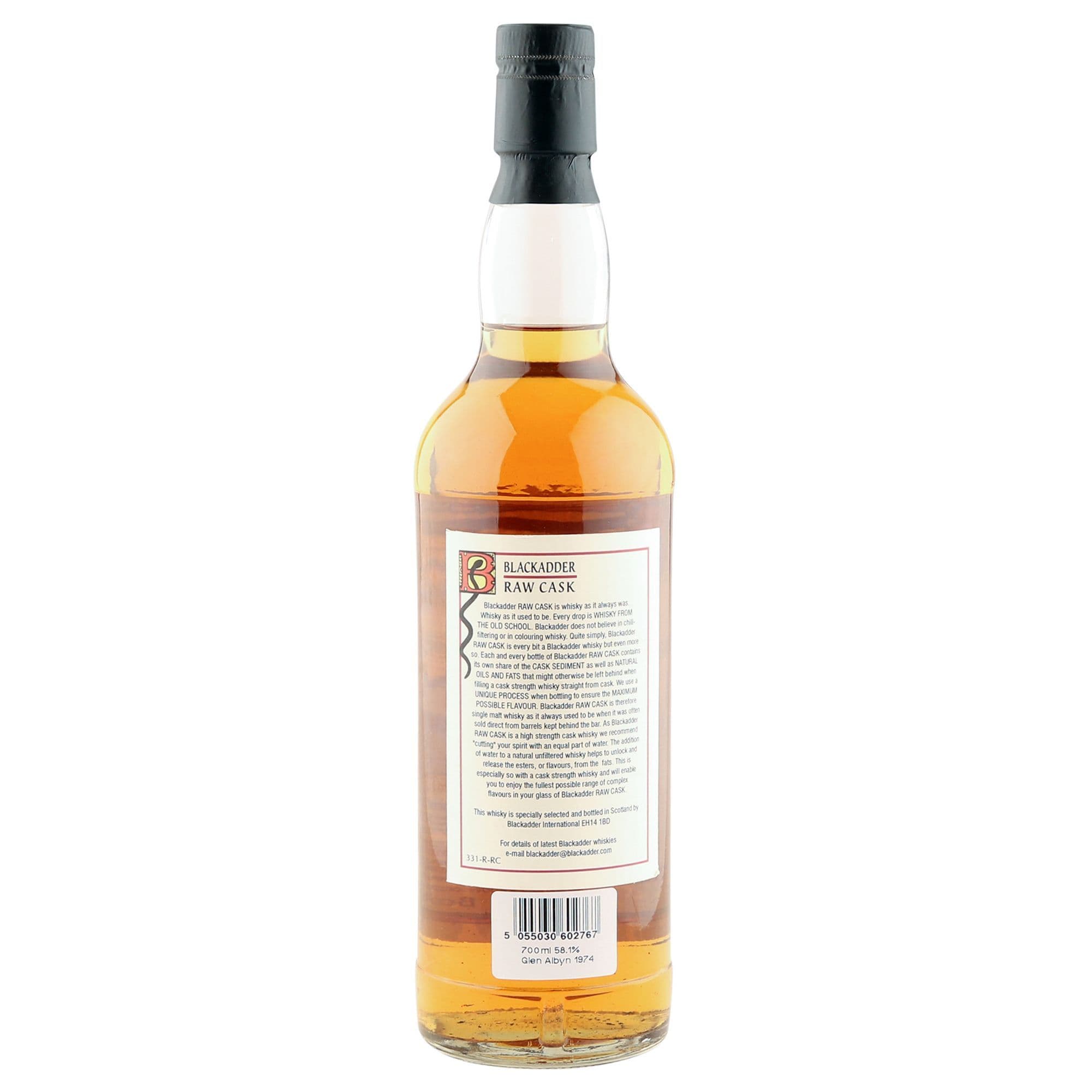 Glen Albyn 1974 30 Year Old, Blackadder Raw Cask | The Whisky Vault