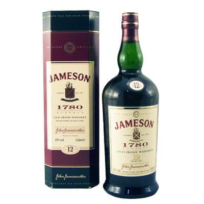 Jameson 12 Year Old 1780 Reserve Irish Whiskey with Box