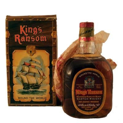 King s Ransom "Round The World" Blended Whisky with Box