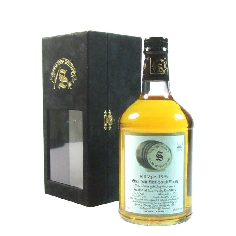 Laphroaig 1999 7 Yrs Old Signatory Vintage Dumpy with Box