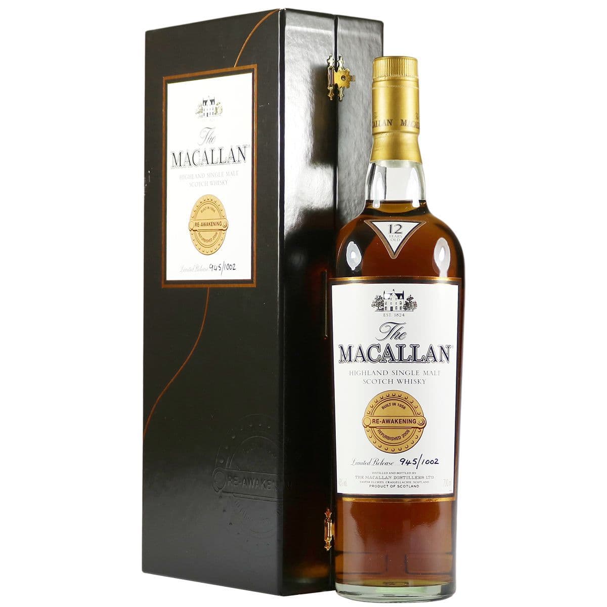Macallan 12 Year Old "Re-Awakening" with Case | The Whisky Vault