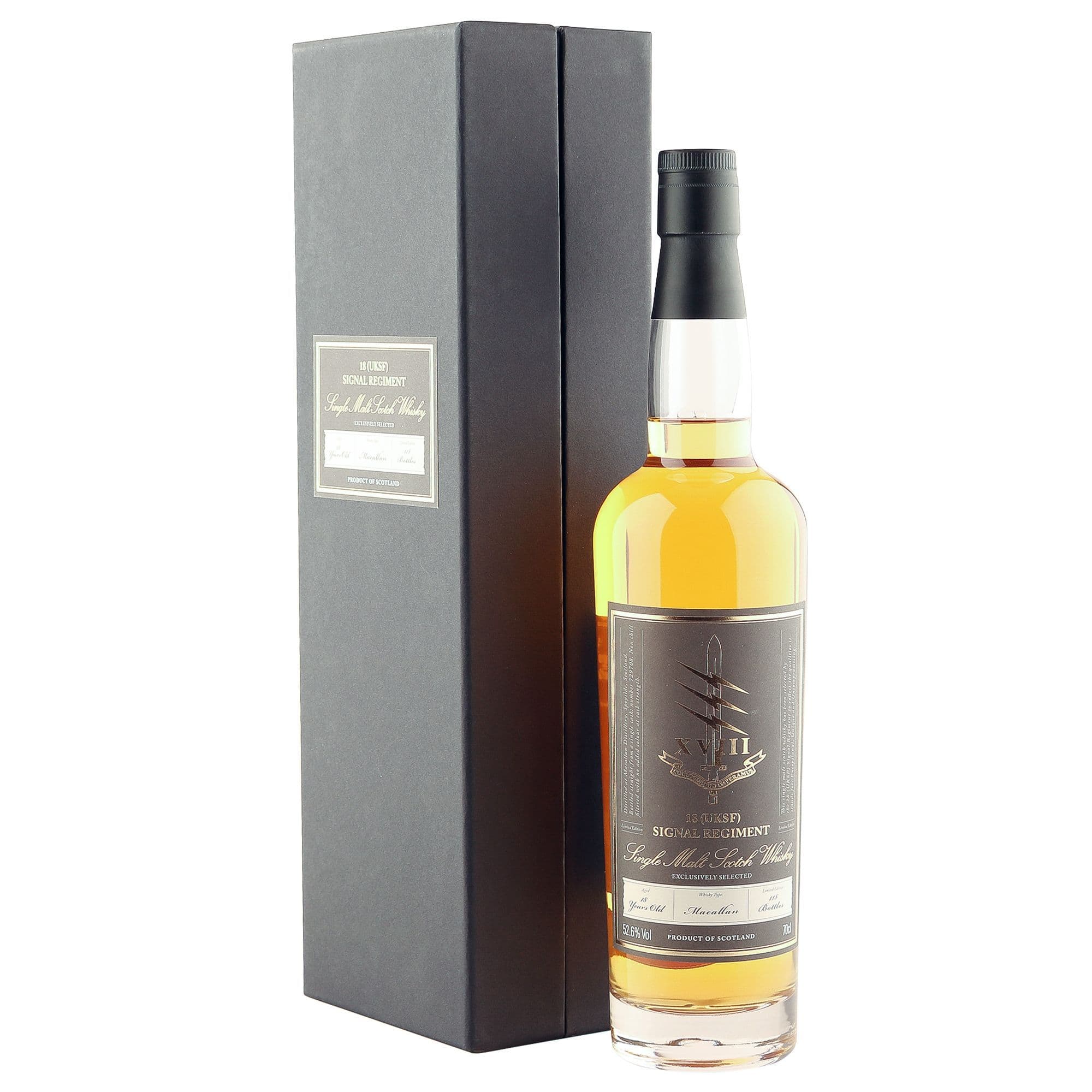 Macallan 18 Year Old, 18 (UKSF) Signal Regiment | The Whisky Vault