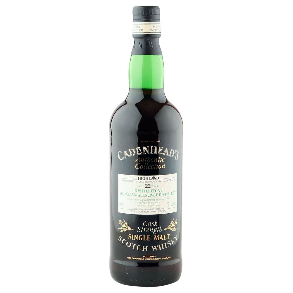 Macallan 1976 22 Year Old, Cadenhead Sherrywood | The Whisky Vault