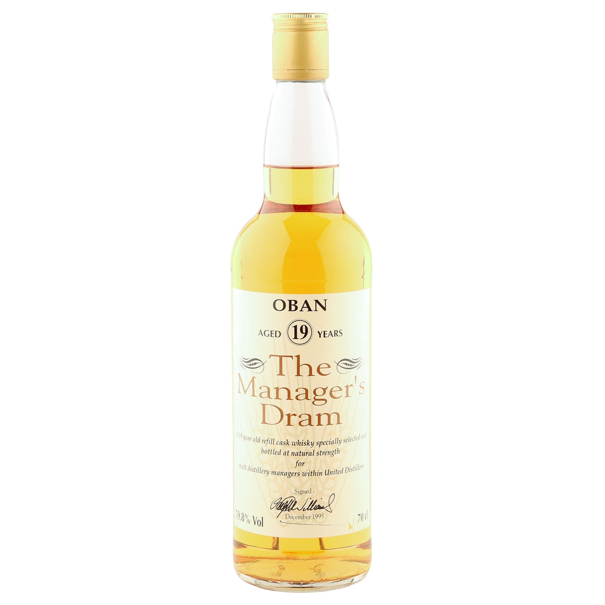 Oban 19 Year Old, The Manager's Dram 1995 Bottling | The Whisky Vault