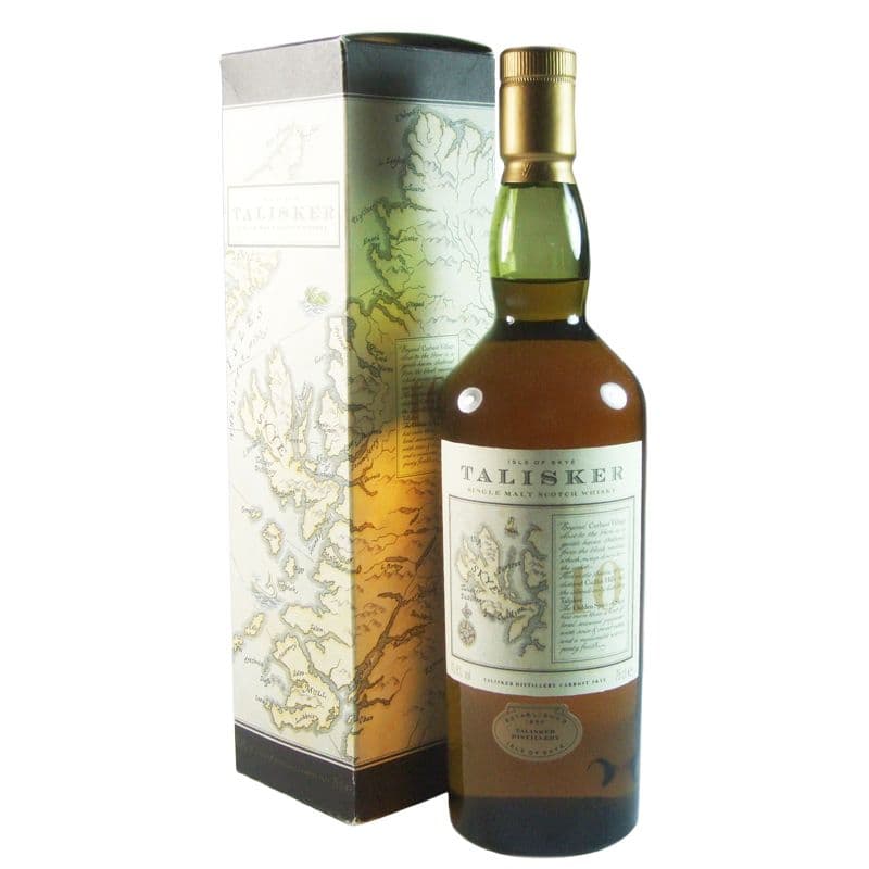 Talisker 10 Year Old Old Map Presentation with Box 75CL Bottling