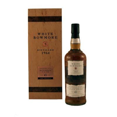 White Bowmore 1964 43 Year Old with Presentation Box