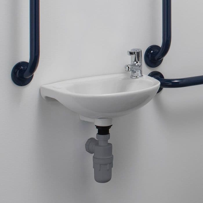 Budget Close Coupled Disabled Doc M Toilet Pack - Blue