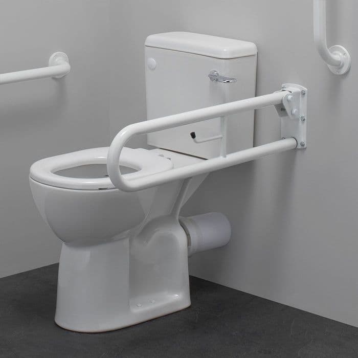 Budget Close Coupled Disabled Doc M Toilet Pack - White